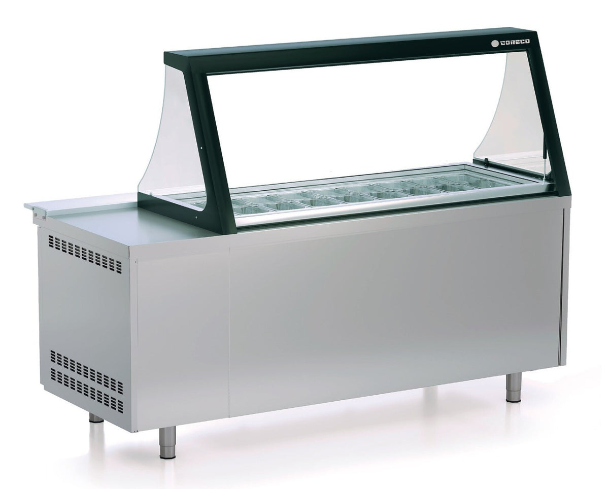 Coreco PC80-200-27-LGL 3 Door Prep Station with Lift-Up Lid 562 Litres ...